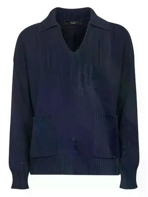Max Mara Patch-pockets V-neck Sweater