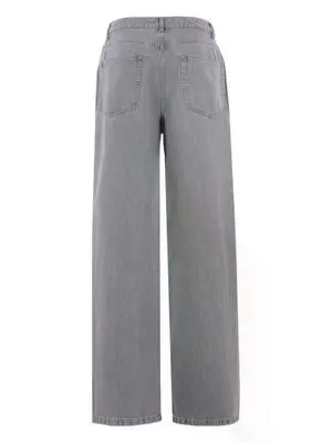 RÓHE Faded Wash Five-pocket Jeans