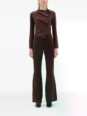 Remain Birger Christensen Flared Suede Trousers