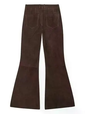 Remain Birger Christensen Flared Suede Trousers