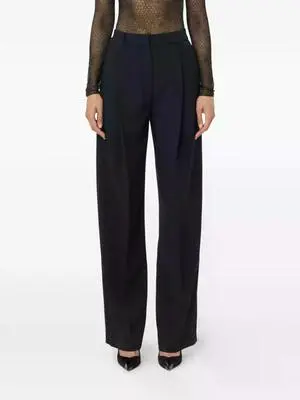Elisabetta Franchi Pleated Crepe Trousers