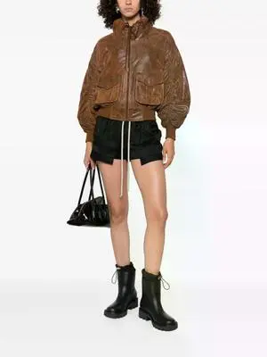 R13 Leather Bomber Jacket