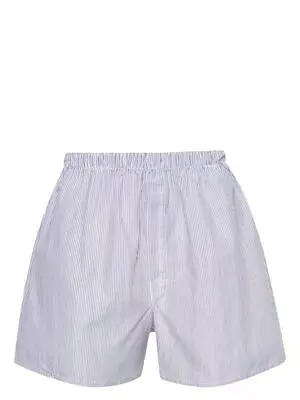 Sunspel Pinstriped Cotton Boxer Shorts