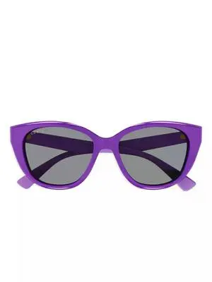 Gucci Cat-eye Full-rim Sunglasses - Purple