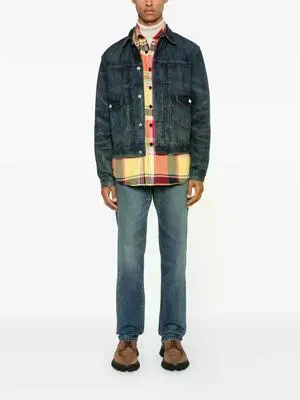 Ralph Lauren Logo-embroidered Straight-leg Jeans - Blue