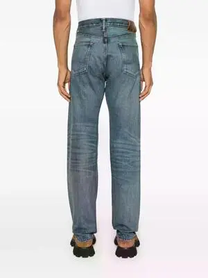 Ralph Lauren Logo-embroidered Straight-leg Jeans - Blue