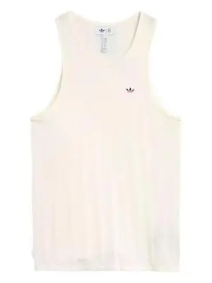 Adidas X Clot Ribbed Tank Top White