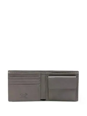 TOD'S Logo-plaque Leather Wallet - Grey