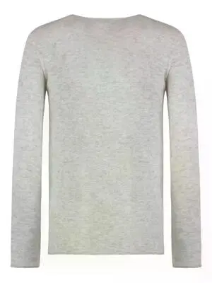 THE (ALPHABET) Silk-cashmere Blend Sweater - Grey