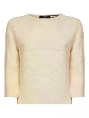 Max Mara Boat-neck Sweater - Neutrals