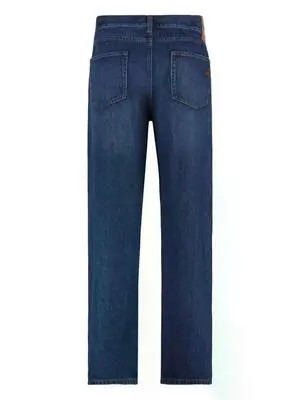 Zegna Roccia Logo-patch Jeans