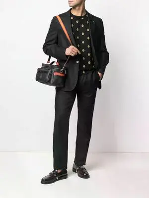 BILLIONAIRE Embroidered Crest Tailored Trousers