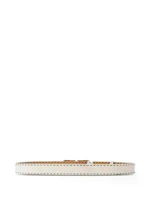 Elisabetta Franchi Contrast-stitch Leather Belt