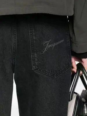 Jacquemus The Wide De-nîmes Denim Jeans - Black