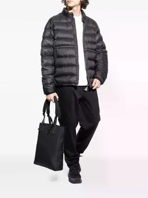Moncler Knitted-panel Lace-up Trainers - Black