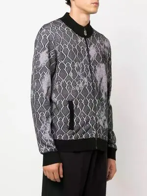 BILLIONAIRE Embroidered Logo-crest Bomber Jacket