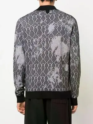BILLIONAIRE Embroidered Logo-crest Bomber Jacket