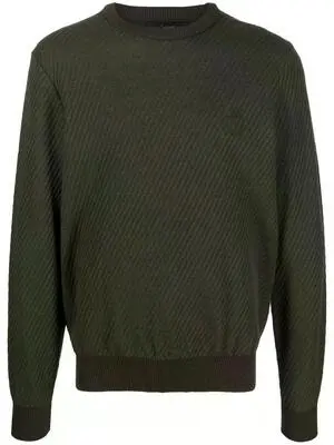 BILLIONAIRE Round-neck Knit Jumper - Green