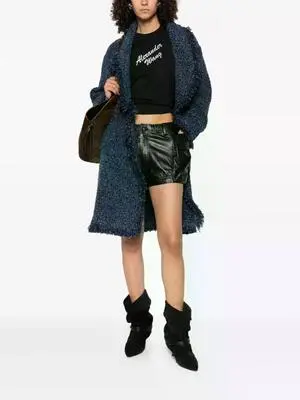 CHARLOTT Fringed Bouclé Coat