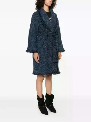 CHARLOTT Fringed Bouclé Coat