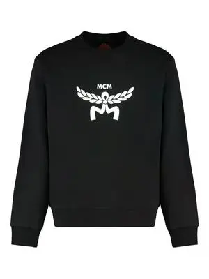 Mcm Logo Crew-neck Sweatshirt