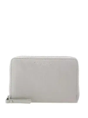 GIANNI CHIARINI Zip-around Leather Wallet - White