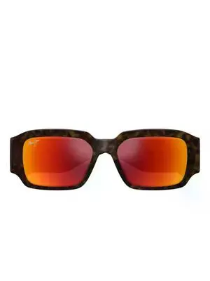 Maui Jim Kupale Rectangle-frame Sunglasses - Brown