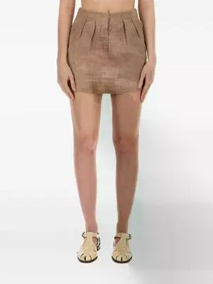 ALYSI Checked Mini Skirt