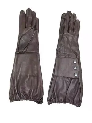 Manokhi Leather Gloves For Women