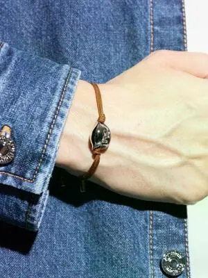 Fendi Shell-detail Cord Bracelet