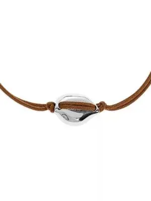 Fendi Shell-detail Cord Bracelet