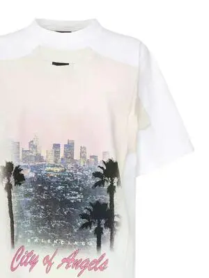 Balenciaga City-print Panelled T-shirt
