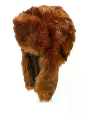 UNREAL FUR Wright Trapper Hat - Brown