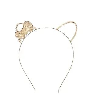 HELLO KITTY Ears And Bow Cosplay Headband