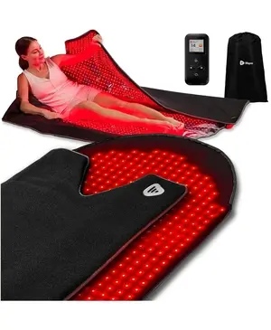 LIFEPRO Infrared Red Light Therapy Body Wrap - Black
