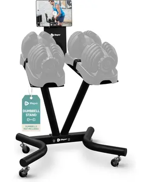 LIFEPRO Adjustable Dumbbell Stand Rack &#x2013; Compatible With Powerflow Plus - No Color