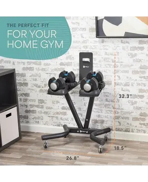 LIFEPRO Adjustable Dumbbell Stand Rack – Compatible With Powerflow Plus