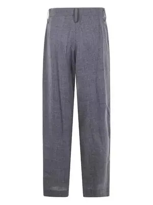 Y’s Pleated Wool Trousers