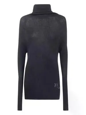 Y’s Embroidered-logo Turtleneck Sweater