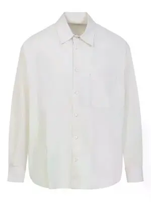 LEMAIRE Long-sleeve Pocket Shirt - White