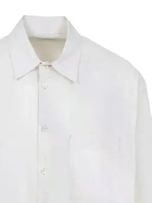 LEMAIRE Long-sleeve Pocket Shirt - White