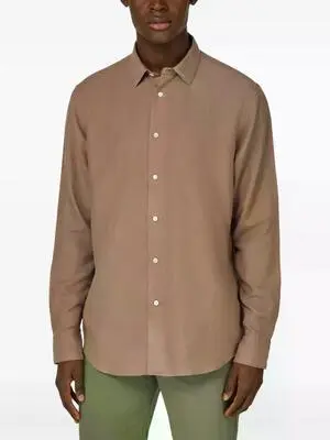 Boggi Milano Linen Shirt - Brown