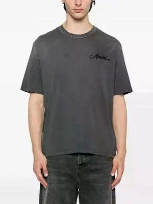 Amiri Embroidered Cotton T-shirt