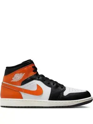 JORDAN Air 1 Mid Sneakers - Orange
