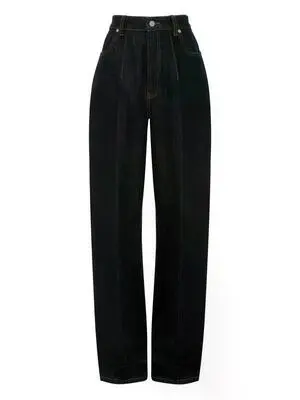 Victoria Beckham Cinched High-waisted Jeans