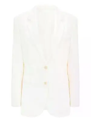 Victoria Beckham Tailored Wool Jacket - White