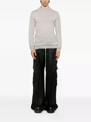 Rick Owens Wool Long-sleeved T-shirt