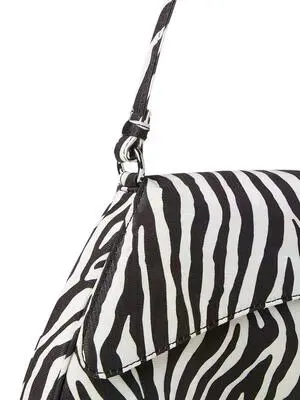 SIMONMILLER Zebra-print Top-handle Shoulder Bag