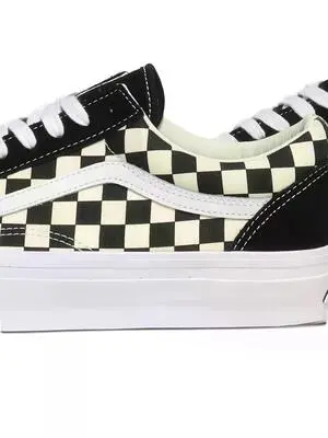 VANS Premium Old Skool™ 36 Checkerboard-print Sneakers - Black