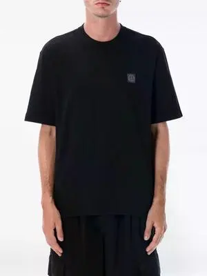 Stone Island Logo Patch Cotton T-shirt
